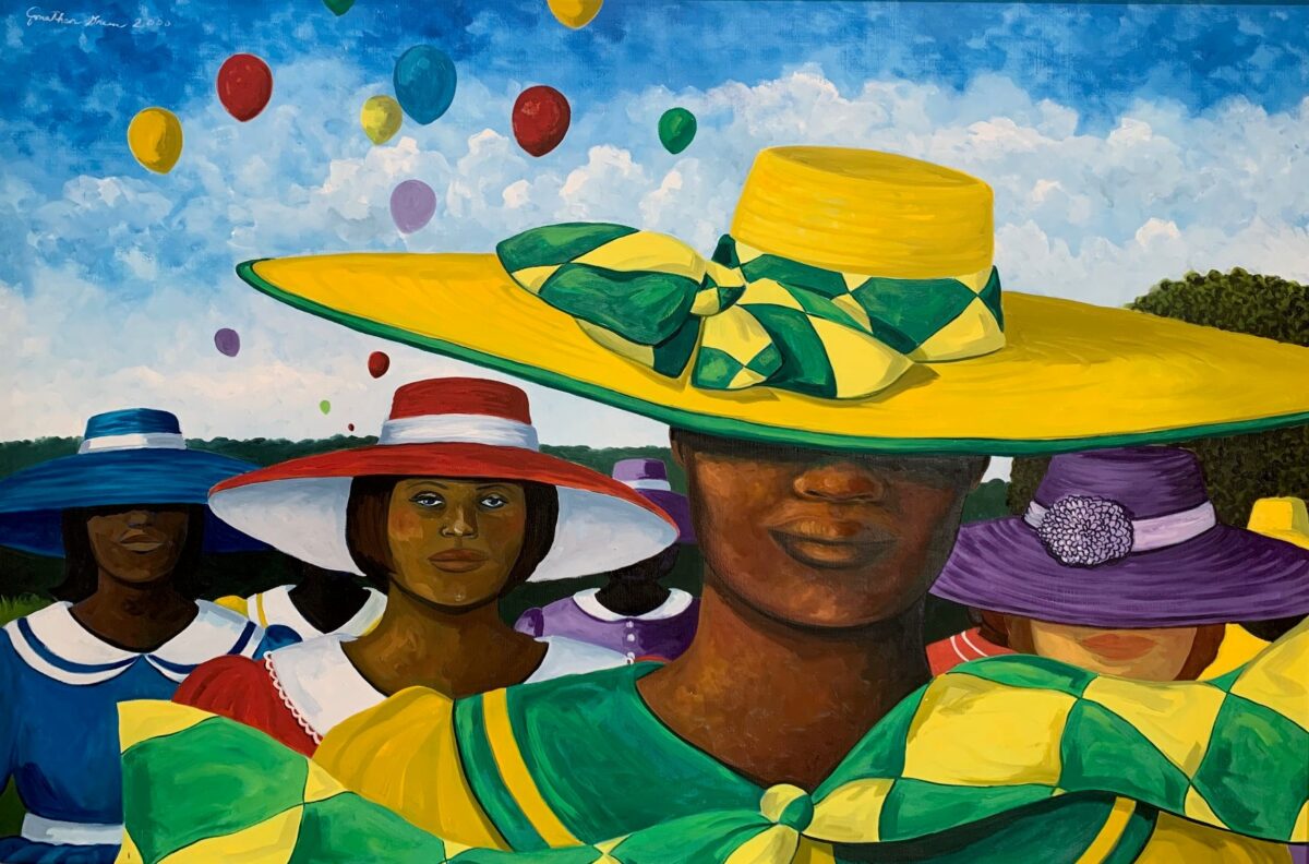 Jonathan Green Art - The Red Piano Art Gallery